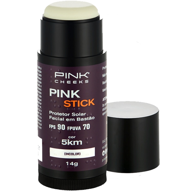 Pink Stick Protetor Solar Facial FPS90 FPUVA70 14g - Pink Cheeks - PINK ...