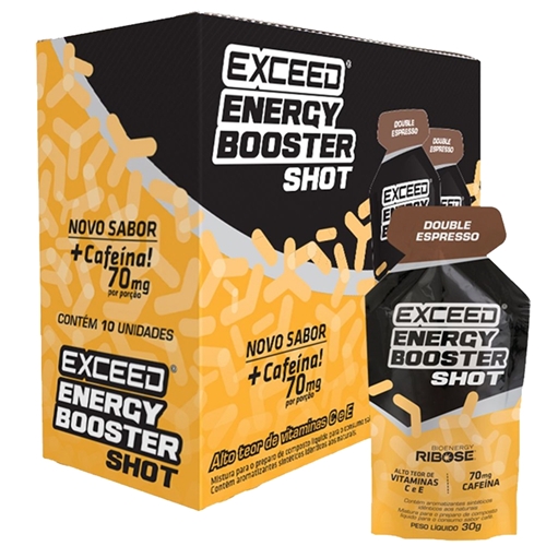 ENERGY BOOSTER SHOT DOUBLE EXPRESSO em oferta especial!!! - EXCEED ...