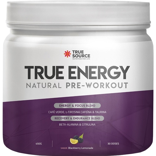 Pre treino True Energy 450g - True Source - TRUE ENERGY PRÉ TREINO ...