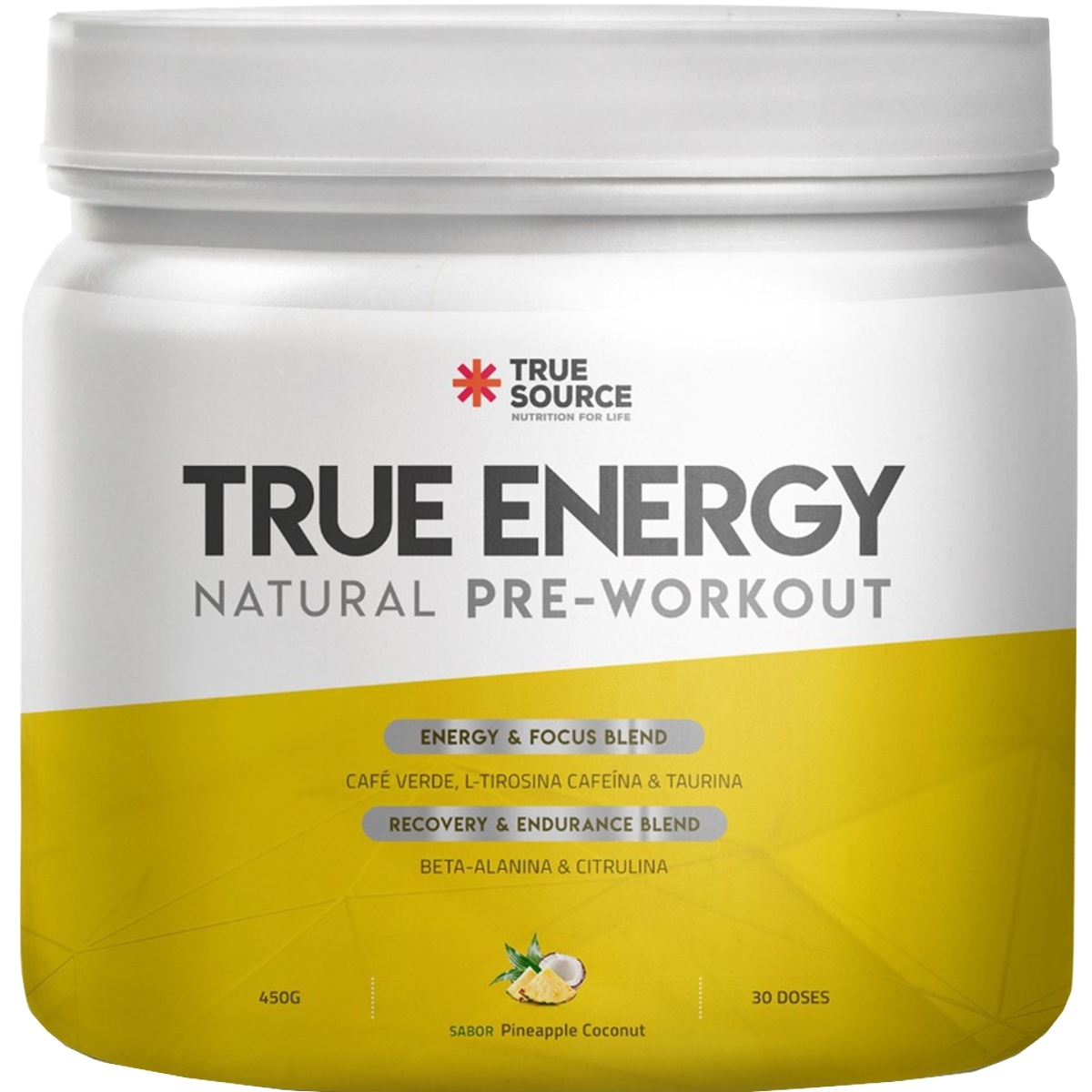 Pre treino True Energy 450g - True Source - TRUE ENERGY PRÉ TREINO ...