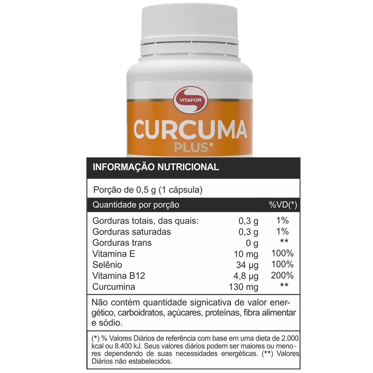 CURCUMA PLUS 99% CURCUMINÓIDES (PT) 60CAPS - VITAFOR - CURCUMA PLUS 99% ...