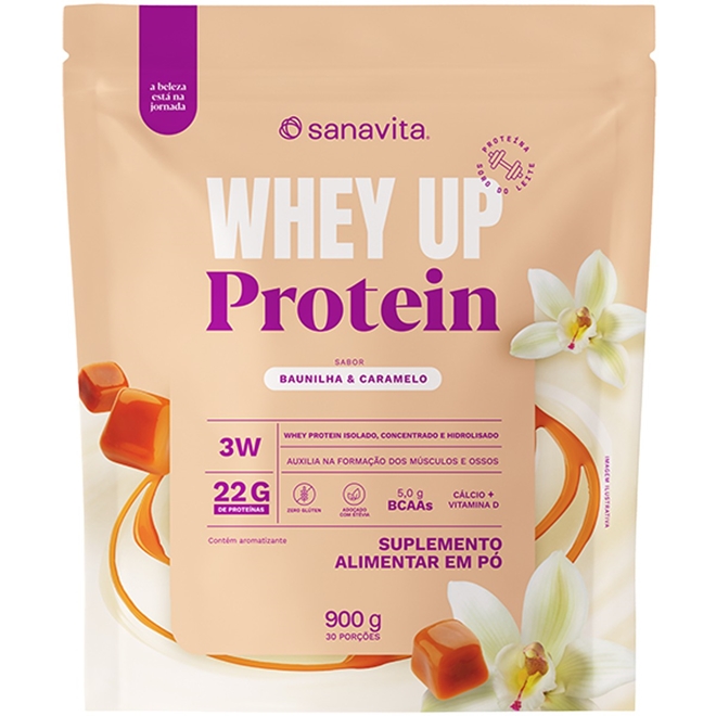 Whey Protein 3W Whey Up 3W 900g - Sanavita - WHEY UP 3W (SC) 900G ...