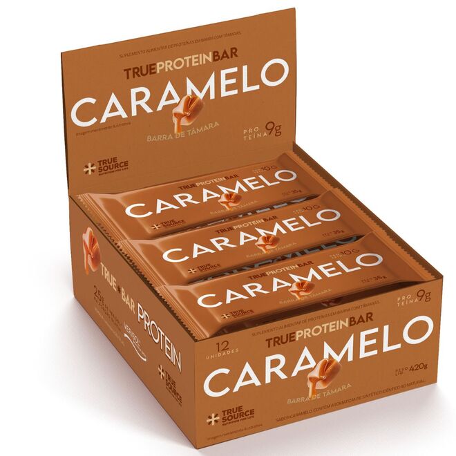Barra de Tâmara Proteica (12x35g) True Proteinbar - True Source - TRUE ...