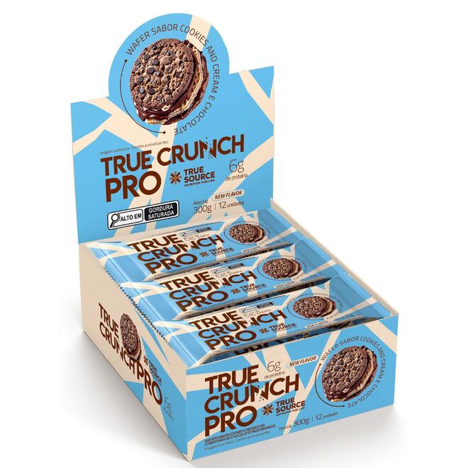 Barra de Proteína True Crunch Pro (12X25G) - True Source - TRUE CRUNCH ...