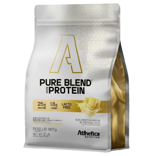 Proteína Atlhetica Pure Blend – Zero Lactose com Colágeno e Ervilha ...
